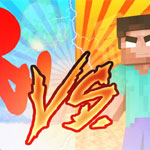 Red Stickman vs Monster School